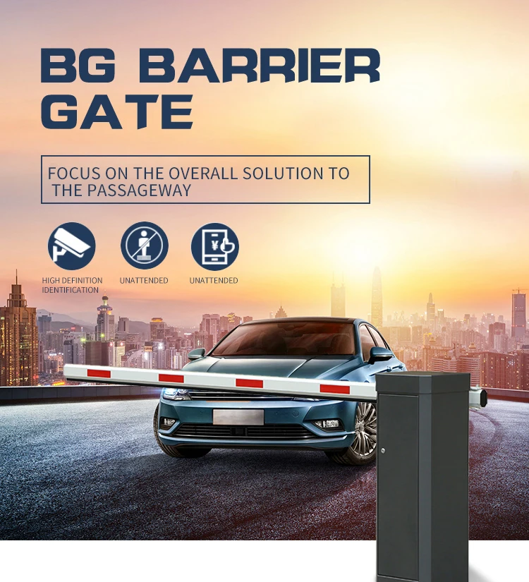 Automatic Boom Barrier Gate for Traffic Car Parking Road Barrier System