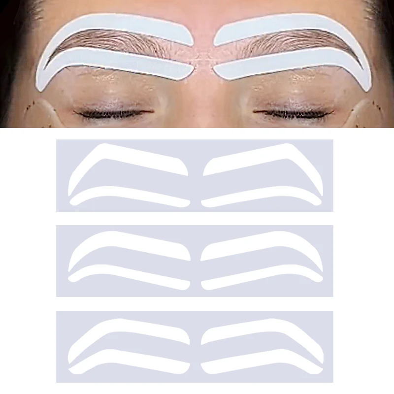 Adjustable Disposable Eyebrow Stencil Spray Gun/Airbrush Variety Of ...