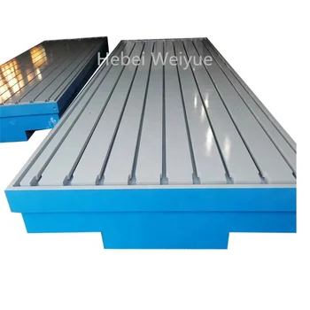 T-type Cast Iron Workbench For Assembly Grinding & Welding Table With T ...