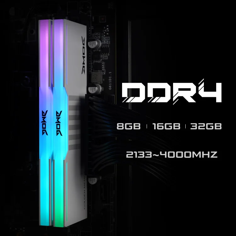 High Performance DDR4 RAM - 8GB to 16GB for Desktop