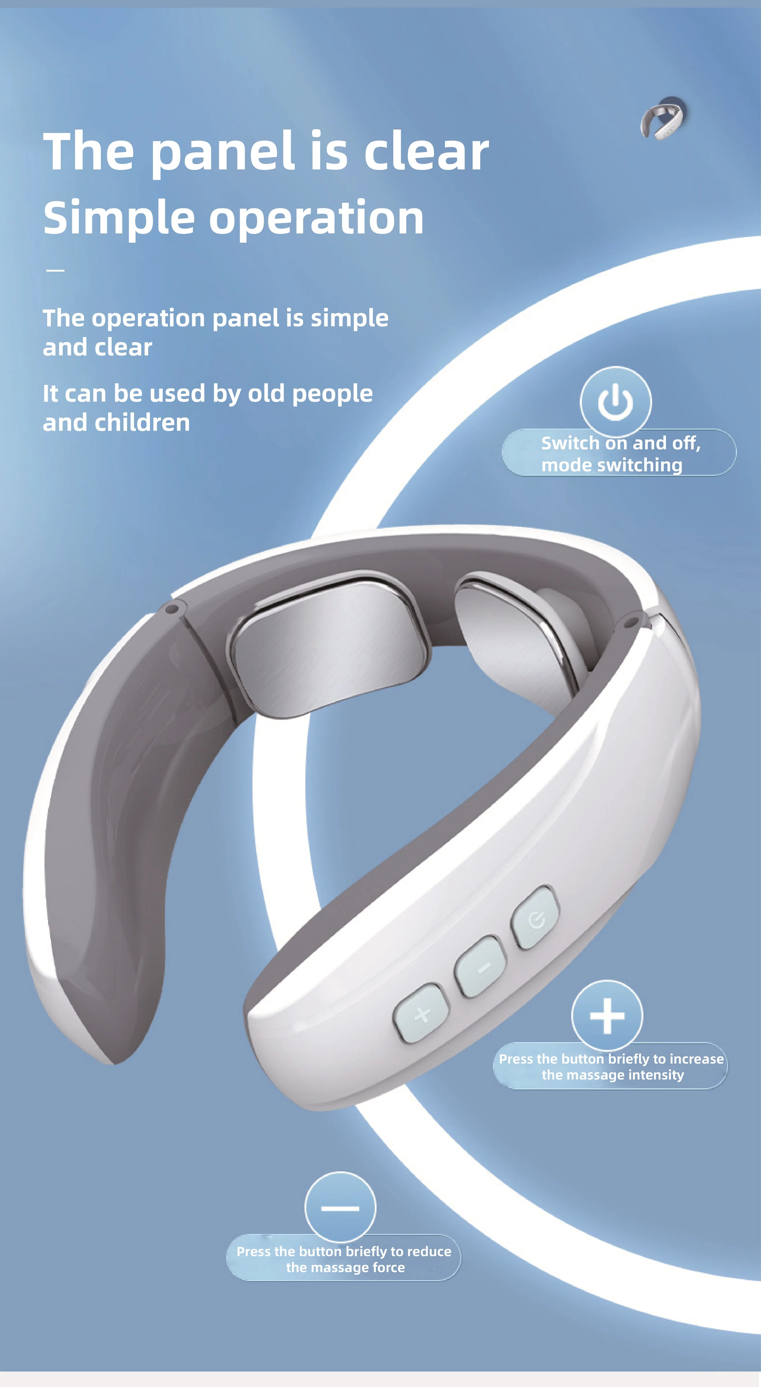 Personalization Logo Heated Massager for Neck Pain Shiatsu 'Massag Neck ...