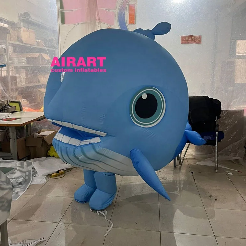 Stage Props Inflatable Fish Costume,little Whale Fish Dress Balloon ...