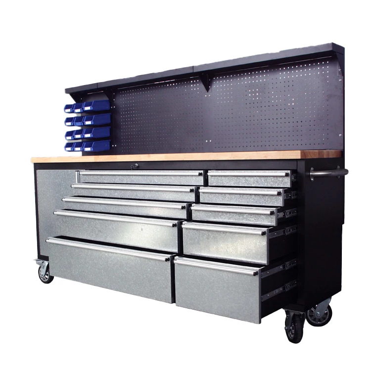Customized 84 Inch Big Professional Tool Chest Roller Box Cabinet ...