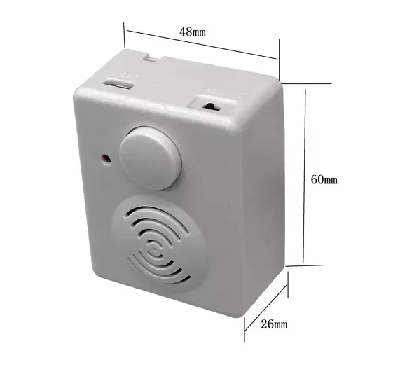 PIR Infrared Human Body Induction Motion Detection Alarm Voice Reminder ...