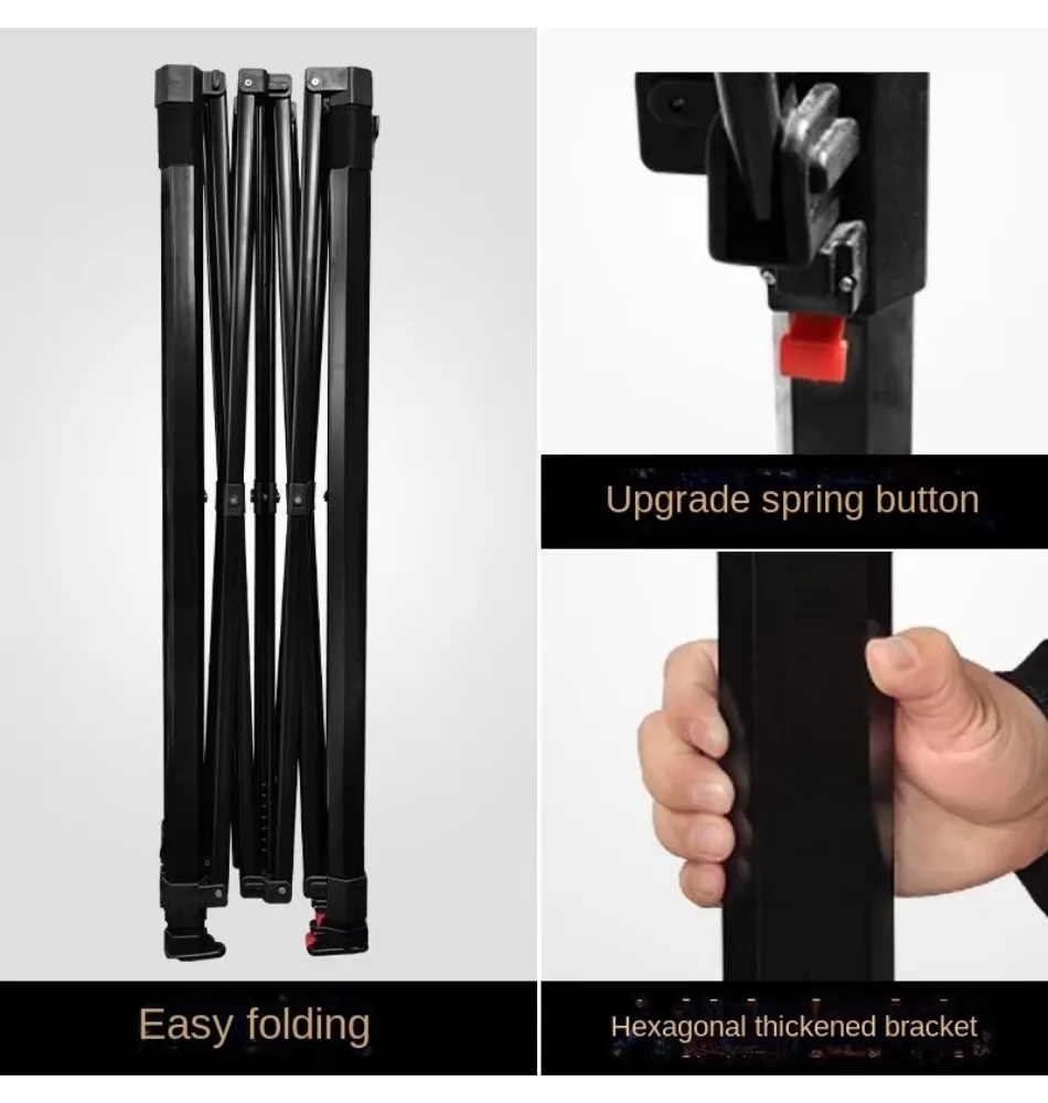 2x3, 3x4, 3x6 Outdoor Folding Iron Tents - Durable & Versatile