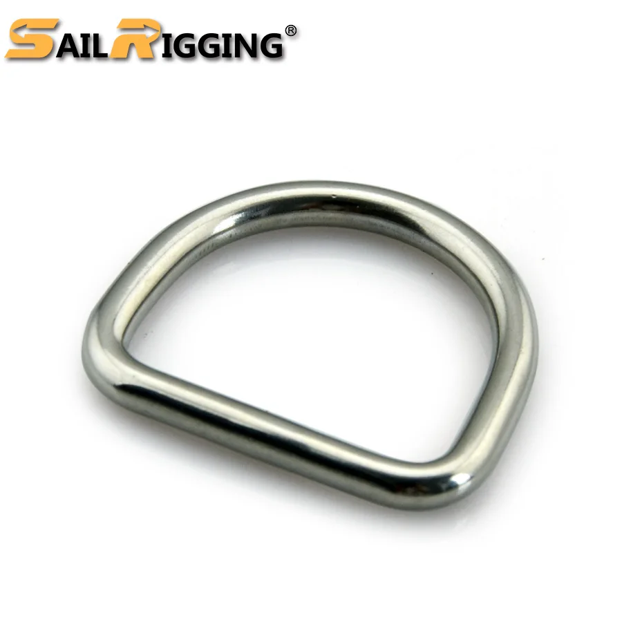 Rigging Hardware High Polished Stainless Steel Welded D Ring - Buy High ...