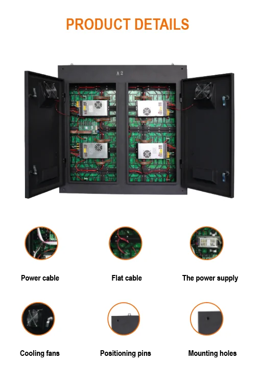 Outdoor Pillar Screen P2.5/p3/p4/p5 Outdoor Double-sided High ...