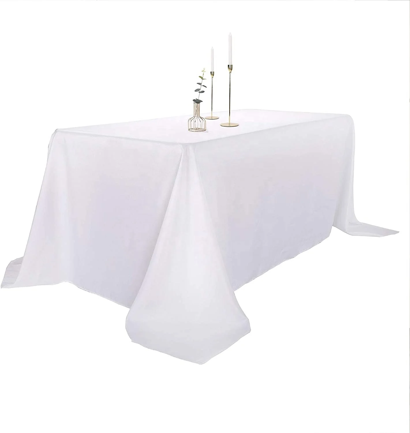 Wholesale 90x156 Inch White Tablecloth - Perfect for Banquets