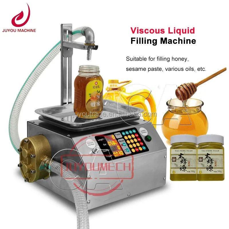 JUYOU Filling Machine Sub Filling Machine Honey Sesame Paste Edible Oil ...