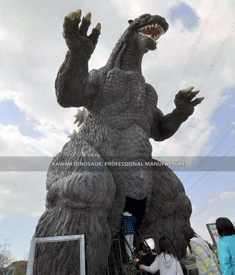 Realistic Giant Godzilla Statue - Customized Fiberglass for Parks, Zoos ...