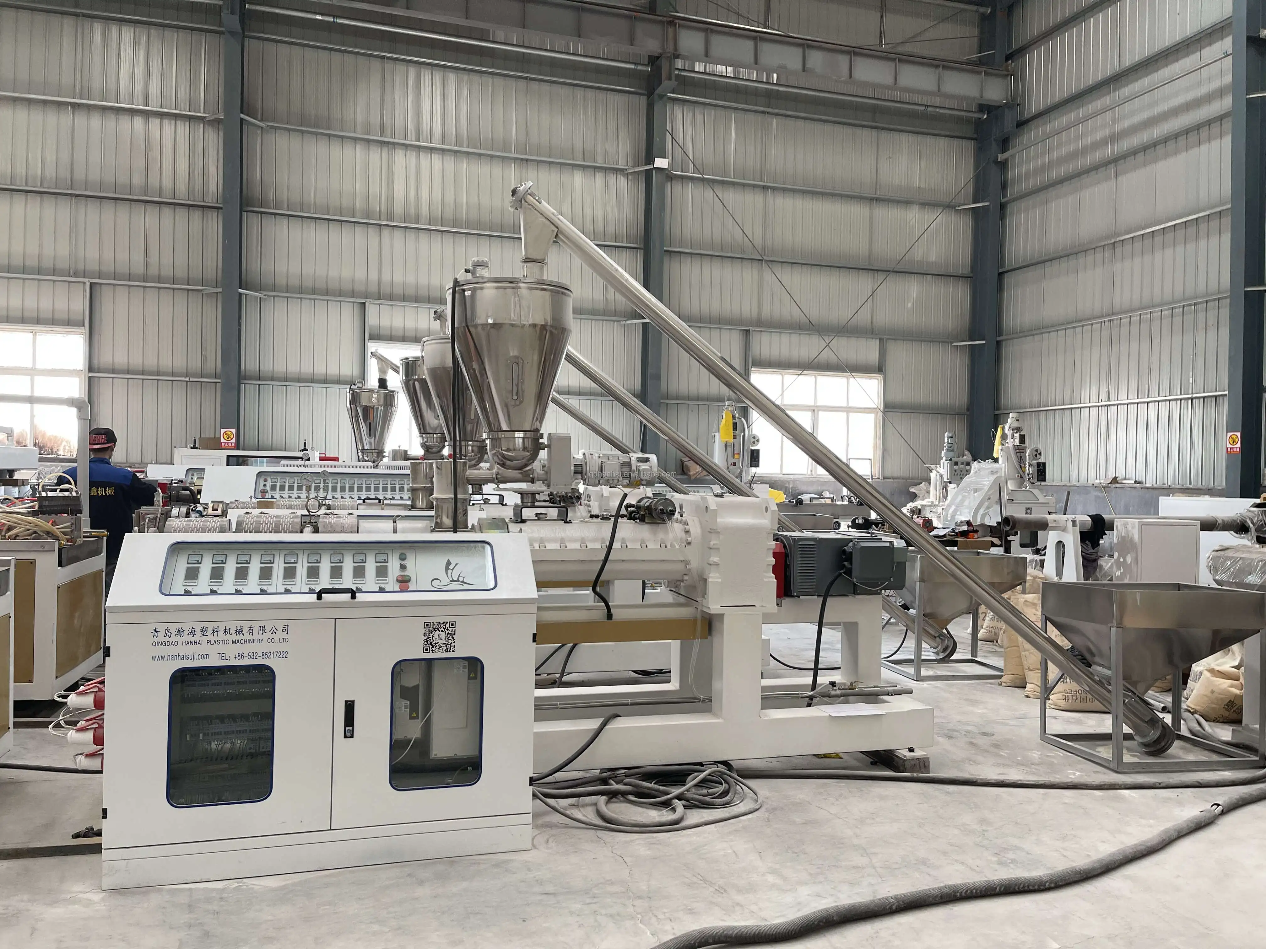 High Quality Pvc Pipe Plastic Extruder Machine Pvc Upvc Gas Tube Large ...