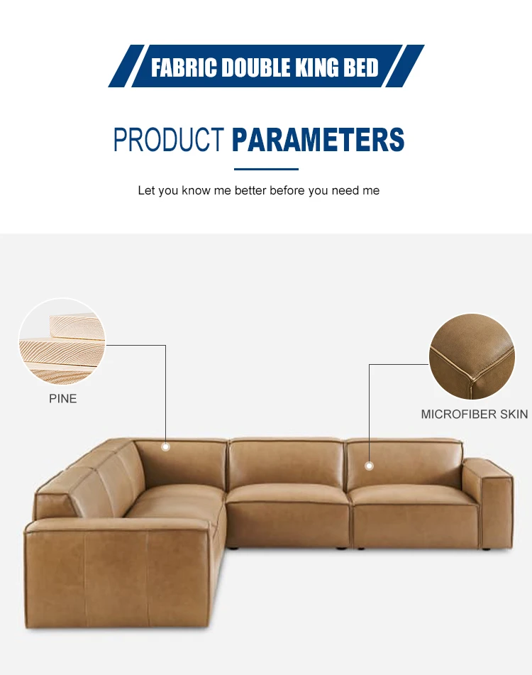 Luxury Segmented Living Room Set Sofa Modern Design Corner Couch Sofa L ...