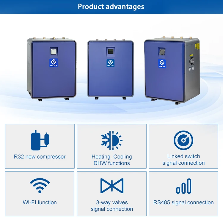 Alibaba.com: Nulite 16kw DC Inverter Geothermal Water Source Heat Pump with Wi-Fi Control ...