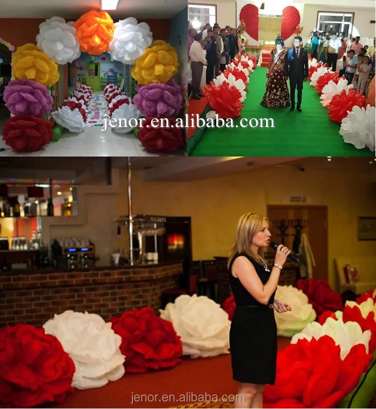 Customized Inflatable Rose Flower Chain for Wedding Decoration| Alibaba.com