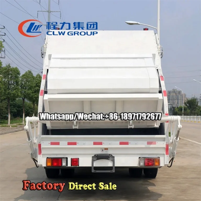 Japan Isuzu Compressor Garbage Compactor Waste Disposal Collection ...