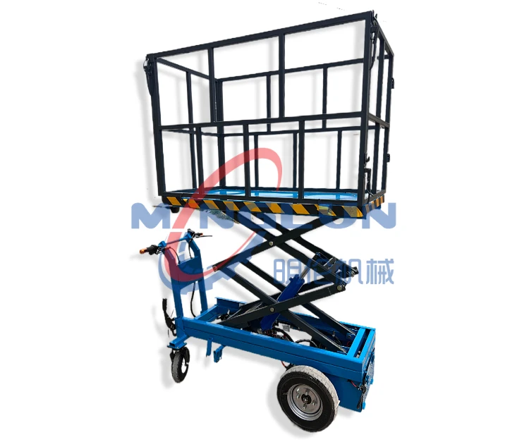 Self Propelled Hydraulic Electric Lifting Trolley for Moving Cargo