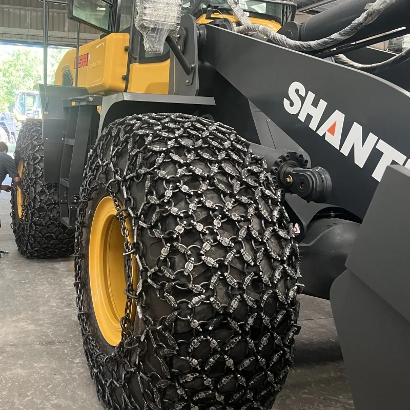 Backhoe Loader 23.5-25 26.5-25 36/65-33 Tyre Chains for Enhanced ...