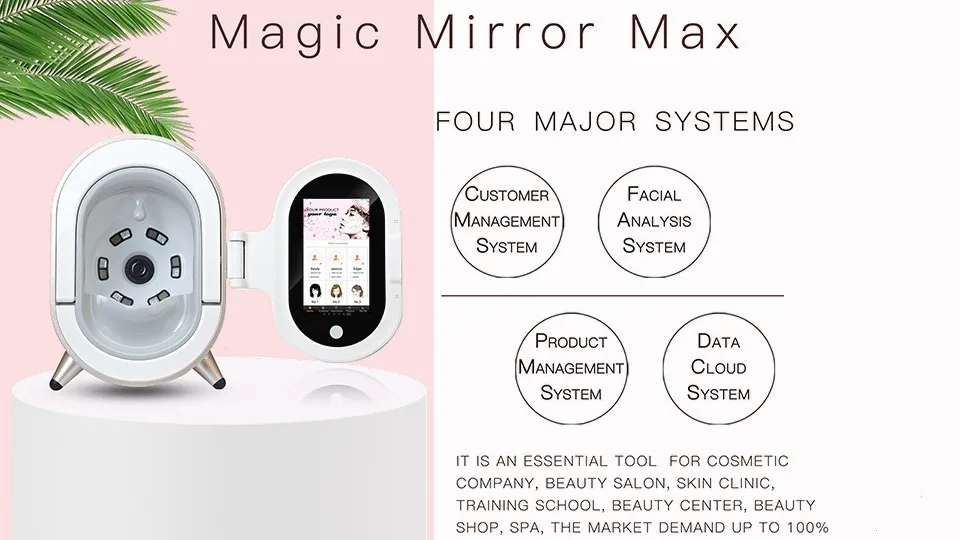 Uv Light Skin Analysis Machine For Facial Care Abs Material Desktop ...