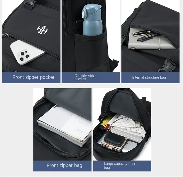 New Custom LOGO Large Capacity Laptop Back Pack - Fashion & Function