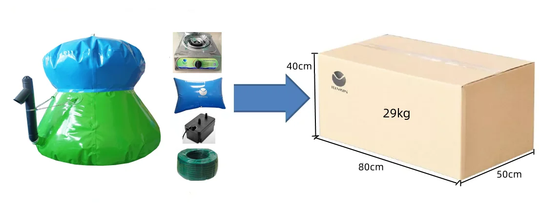 Teenwin Biodigester Biogas Plant Digester Kit Portable Biogas Plant For ...