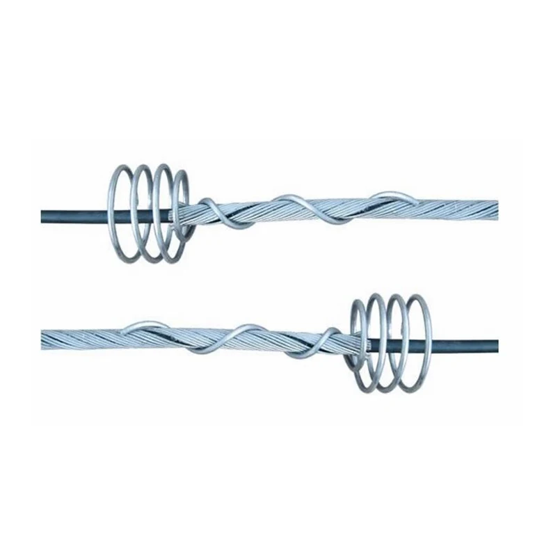 Vibration Damper Metal Corona Ring Suppression Coil for ADSS