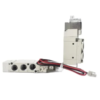 Sy3320-6ls-c4 Pneumatic Smc Solenoid Valve Dc12v 3 Position 5 Way Electromagnetic Solenoid Valve ...