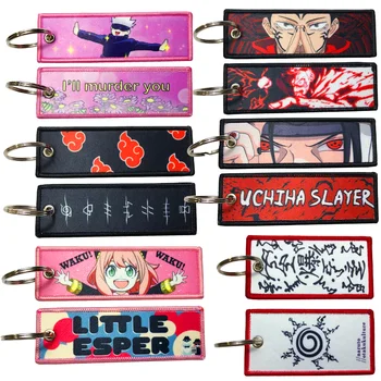 Custom Fabric Anime Keychain Key Tag Anime Accessories Sublimation ...