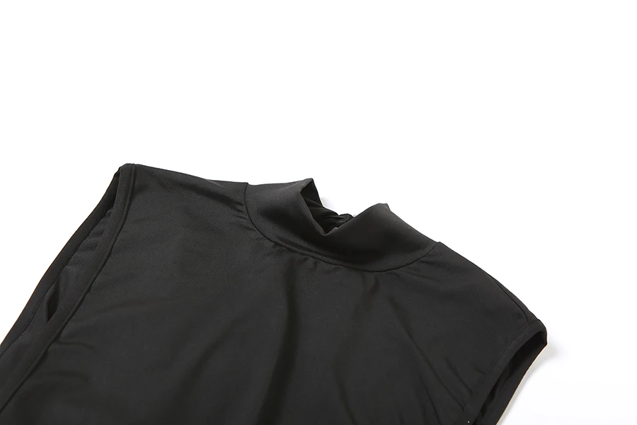 26470 Spring Sleeveless Skinny Playsuit Jumpsuit Workout Casual Women ...