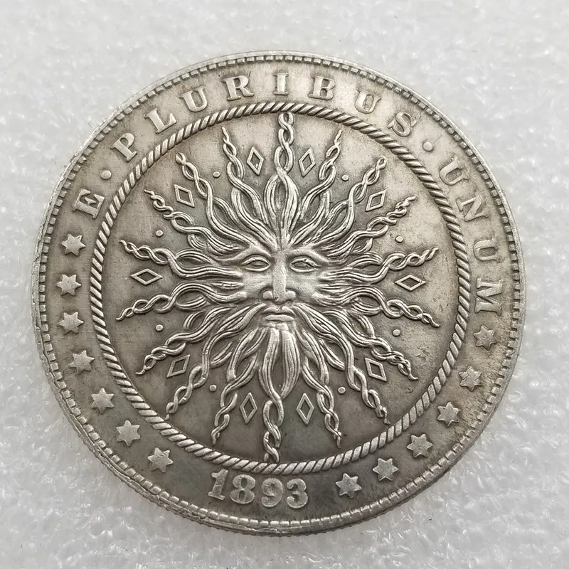 1893 American Homeless Old Man Can Sound The Morgan Dollar Silver ...