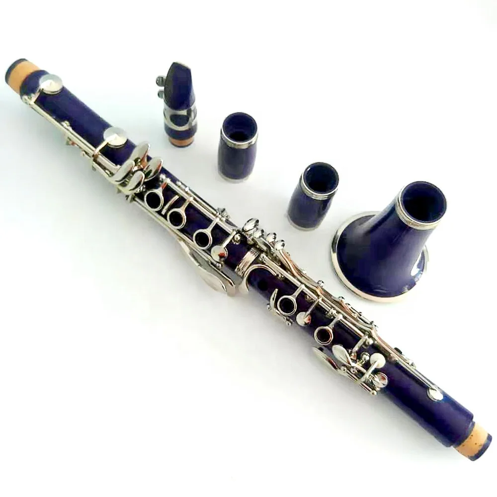 Blue Clarinet Instrument