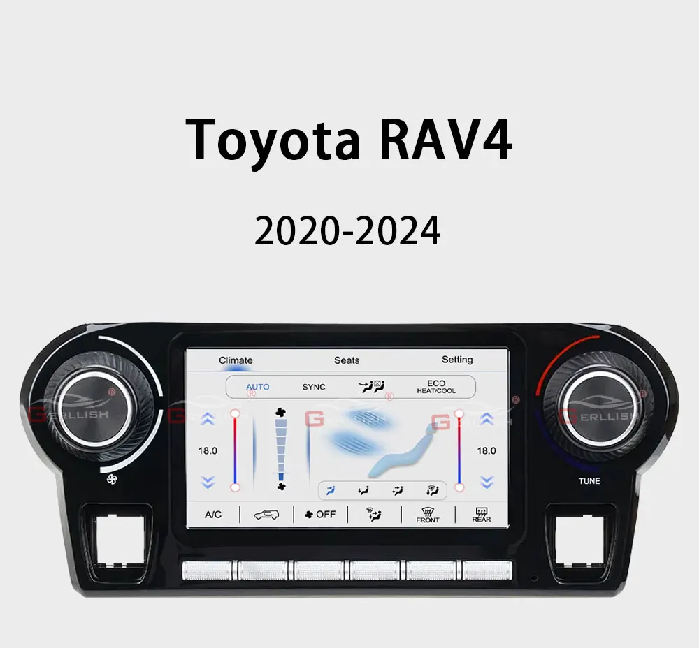 Gerllish For Toyota Rav4 2020-2024 Android Car Stereo System Aircon Ac ...