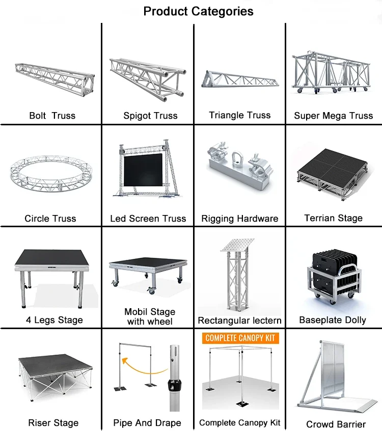 300*300mm Barricade Aluminum Concert Stage Crash Barricad Truss ...
