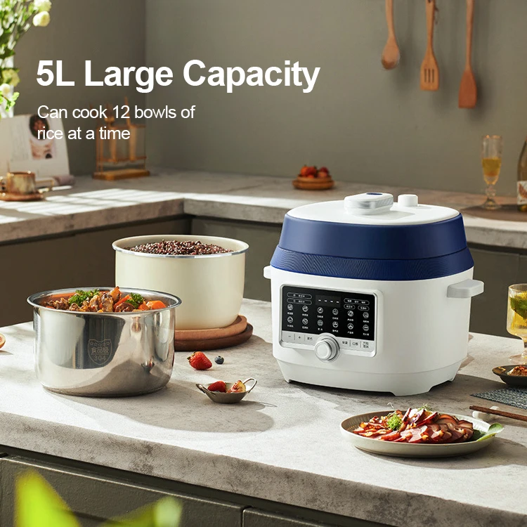 Home appliance 5L Electrical multi cooker Multifunctional Hot Pot Soup ...