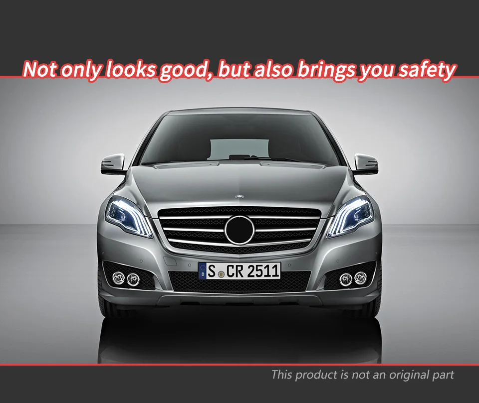 Car Lights For Benz W251 Headlight Projector Lens R Class R320 R350 ...