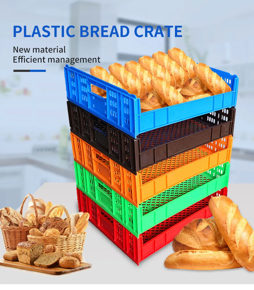Large Loaf Customized Logo Versatile Pp Reusable Hygenic Food Grade ...
