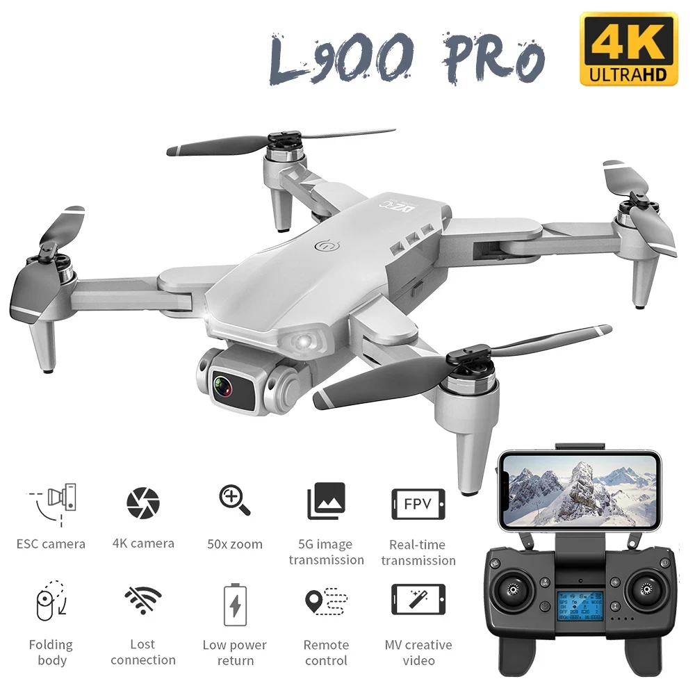 L900 Pro 5G GPS Drone With Camera Wifi FPV 28min Flight Brushless Quadcopter Drones Professional Long Distance 1.2km Rc Drone Alibaba