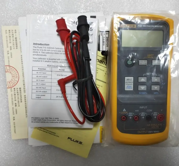 Fluke 715 Volt/ma Calibrator - Buy Fluke,715,Volt/ma Calibrator Product on Alibaba.com