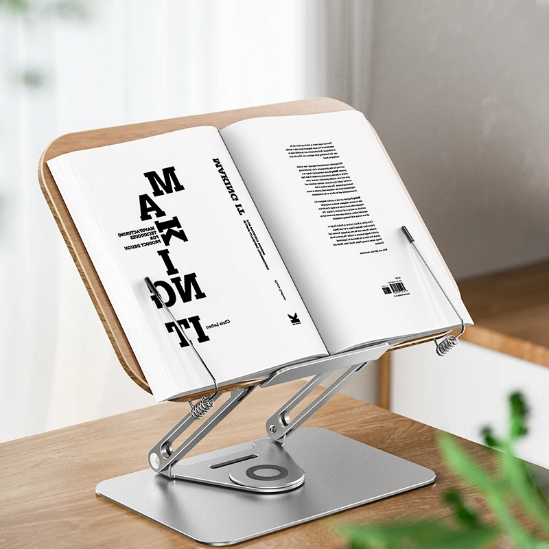 Boneruy R10 Folding Book Stand - Sturdy & Adjustable Design