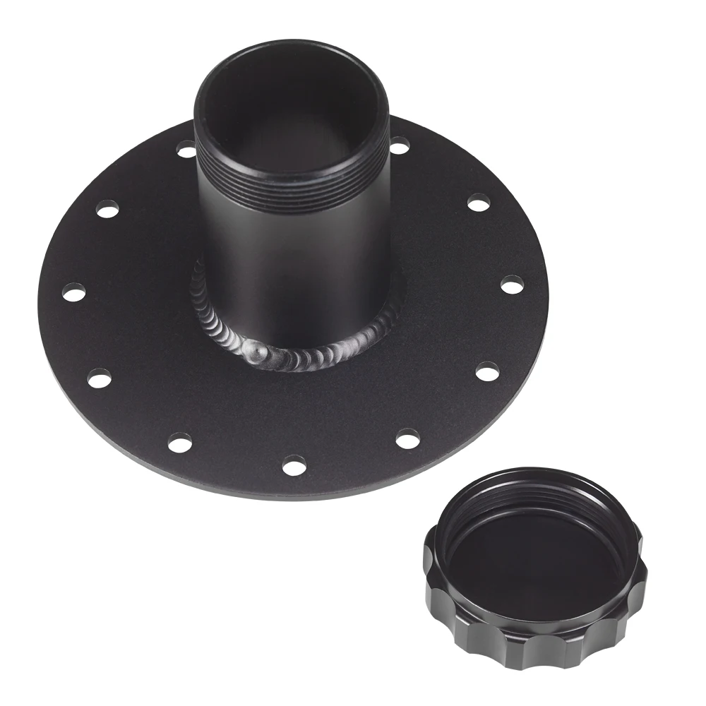Aluminum Billet Race Fuel Cell Surge Tank Cap - Universal Fit