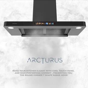 75 T Shape Kitchen Hood With Stylish Touch Control And Elegant Design ...