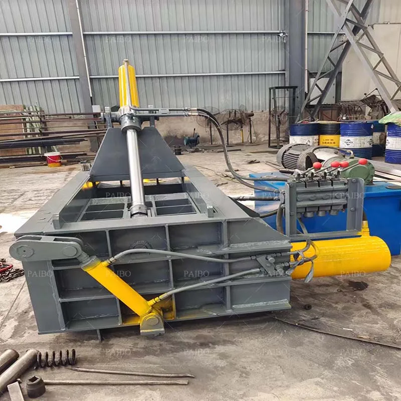 Mini Small Automatic Horizontal Scrap Metal Baler Machine Hydraulic ...