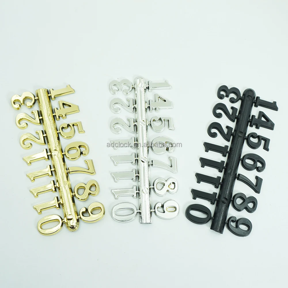 15 mm Clock Numerals Kit Arabic Roman Number Digital Clock Numbers DIY ...