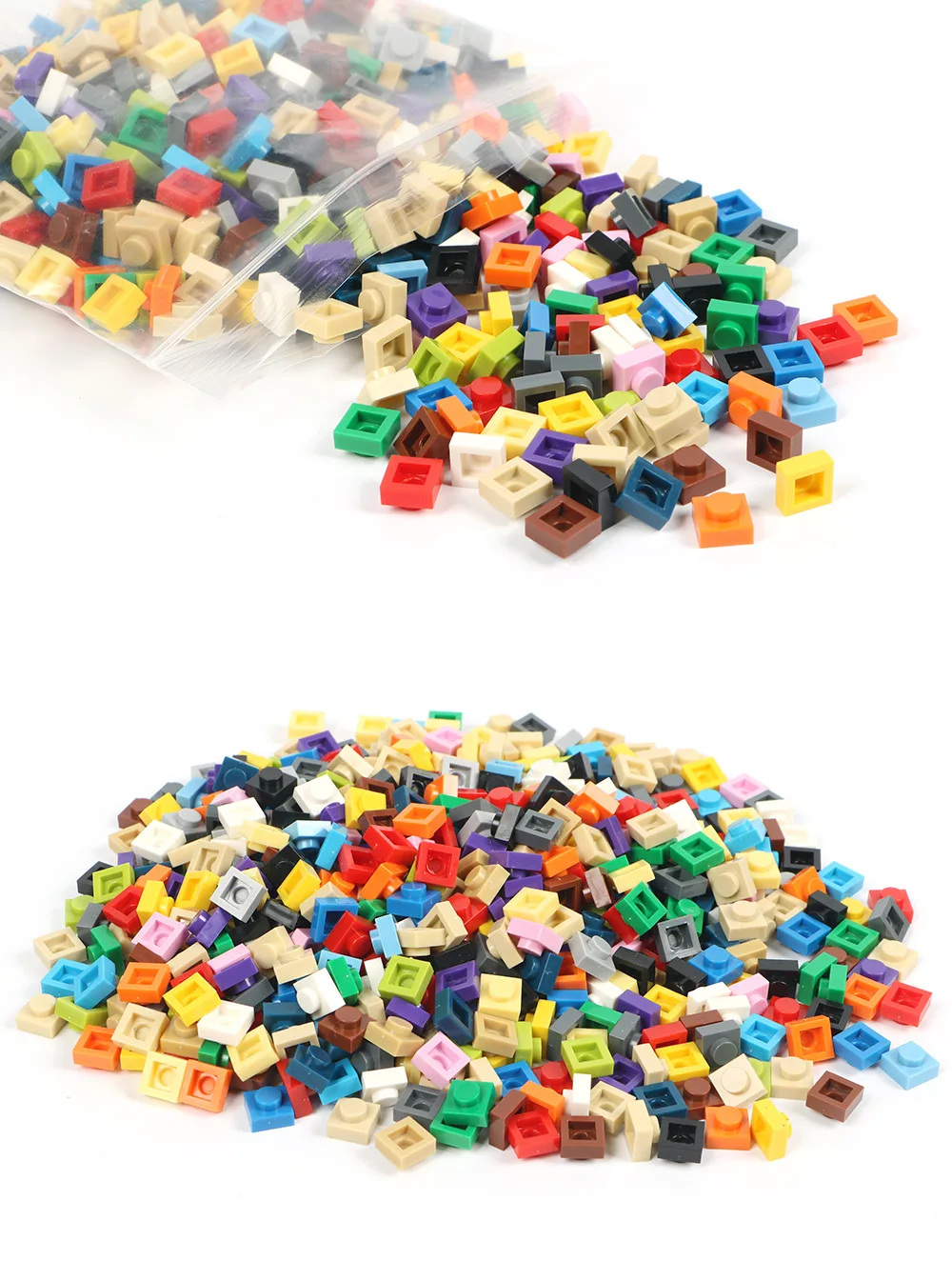 Plastic 1x1 Block Bricks Technic Pixel Painting Colorful Kinds Toy ...
