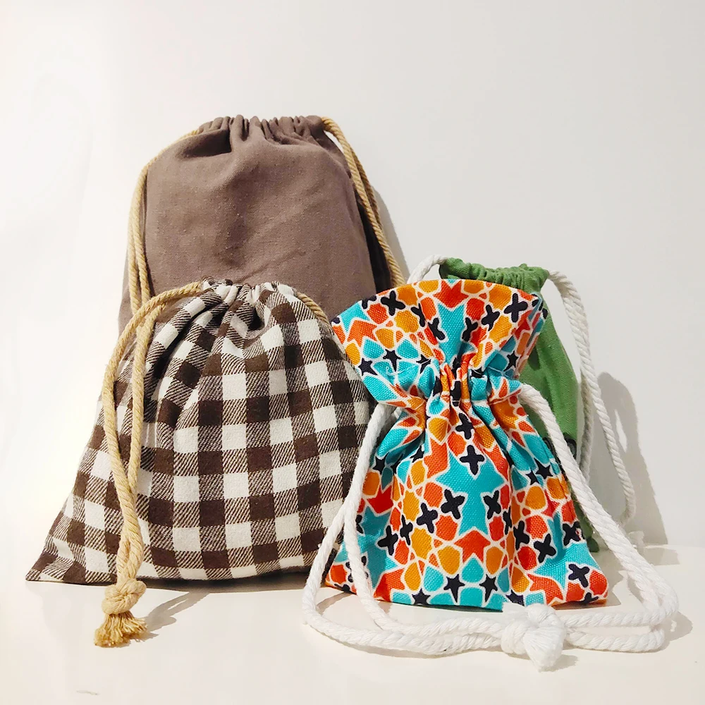 Good Quality Custom Logo Portable Reusable Printed Gift Canvas Cotton ...