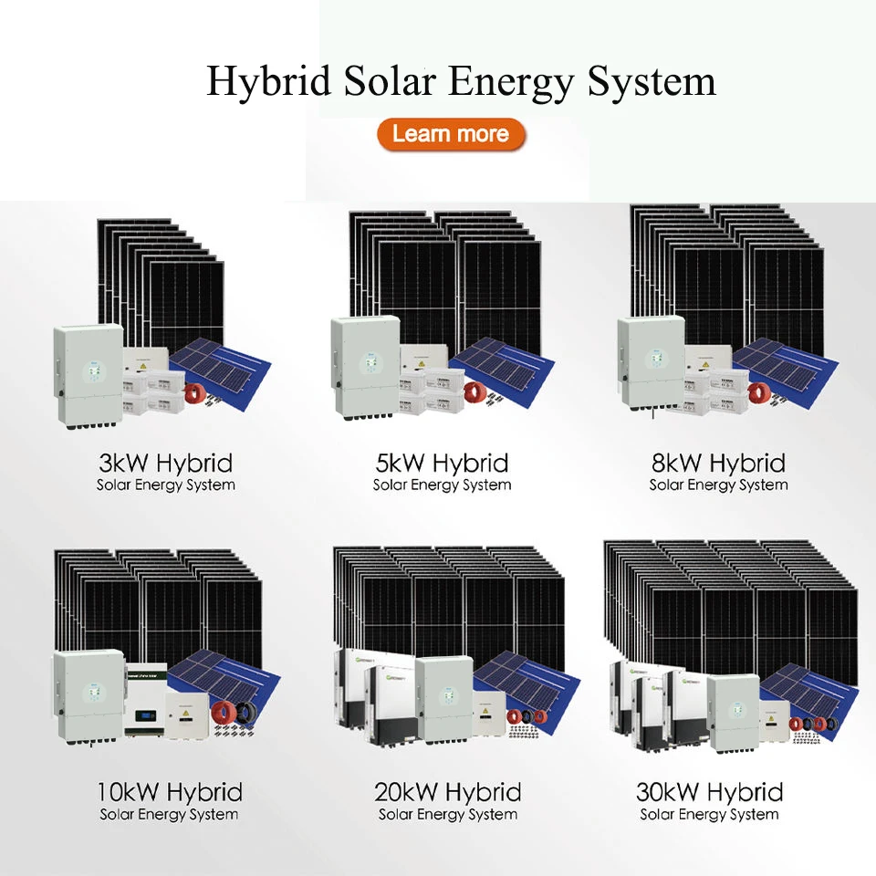 Green Wing Hot Sale Home Hybrid Solar Energy Storage System 30kw 100kw ...