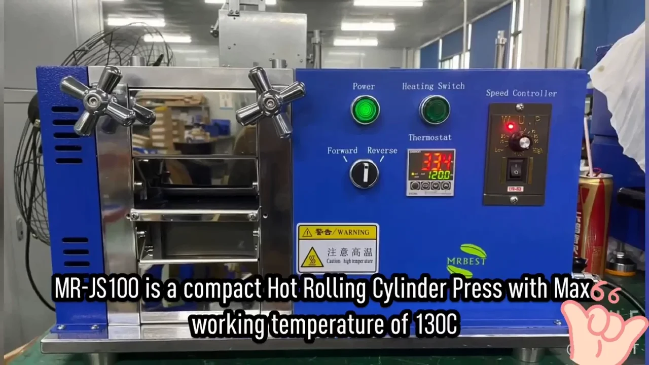 Manual Lab Small Press Rolling Calendering Machine For Lithium Ion ...