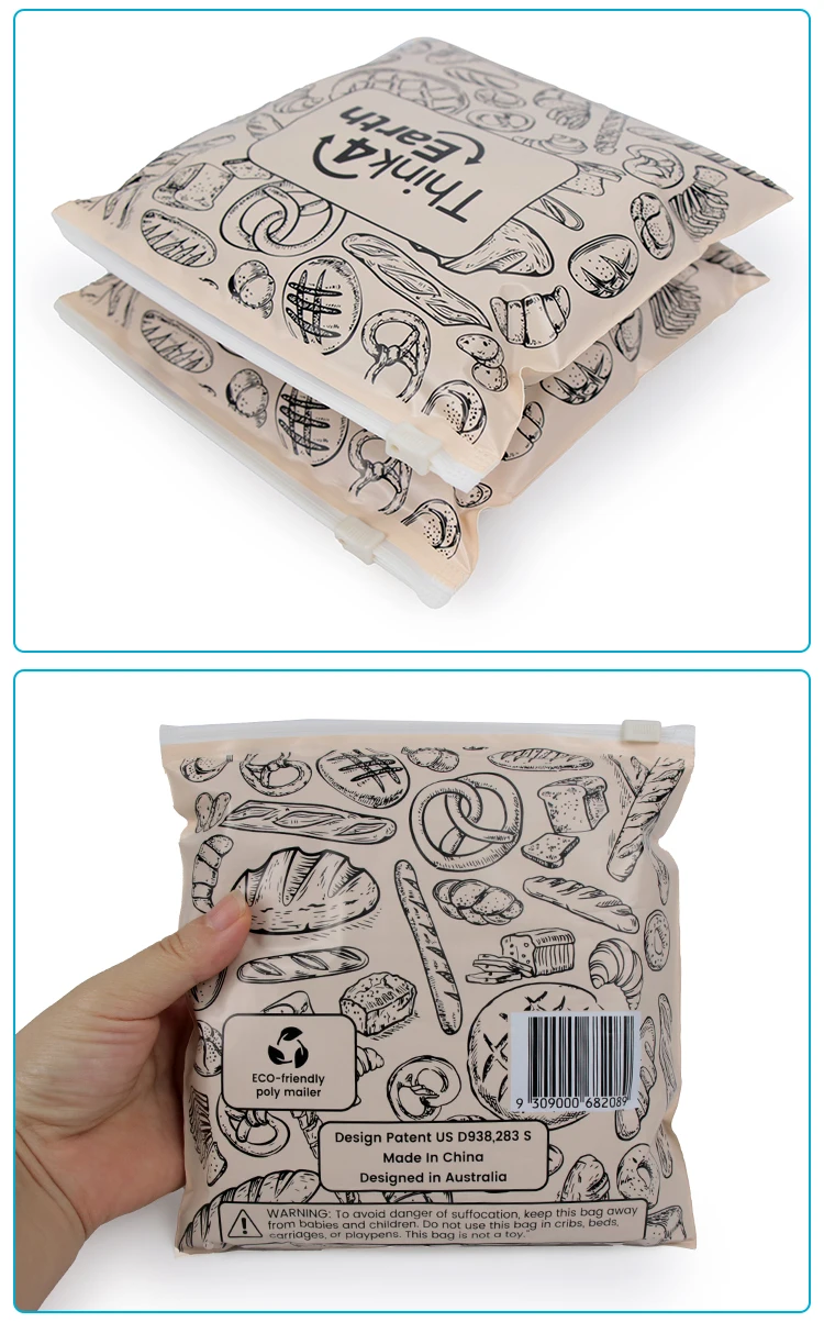 Custom Tuv Home Compostable Biodegradable Eco Friendly Zipper Bag With ...
