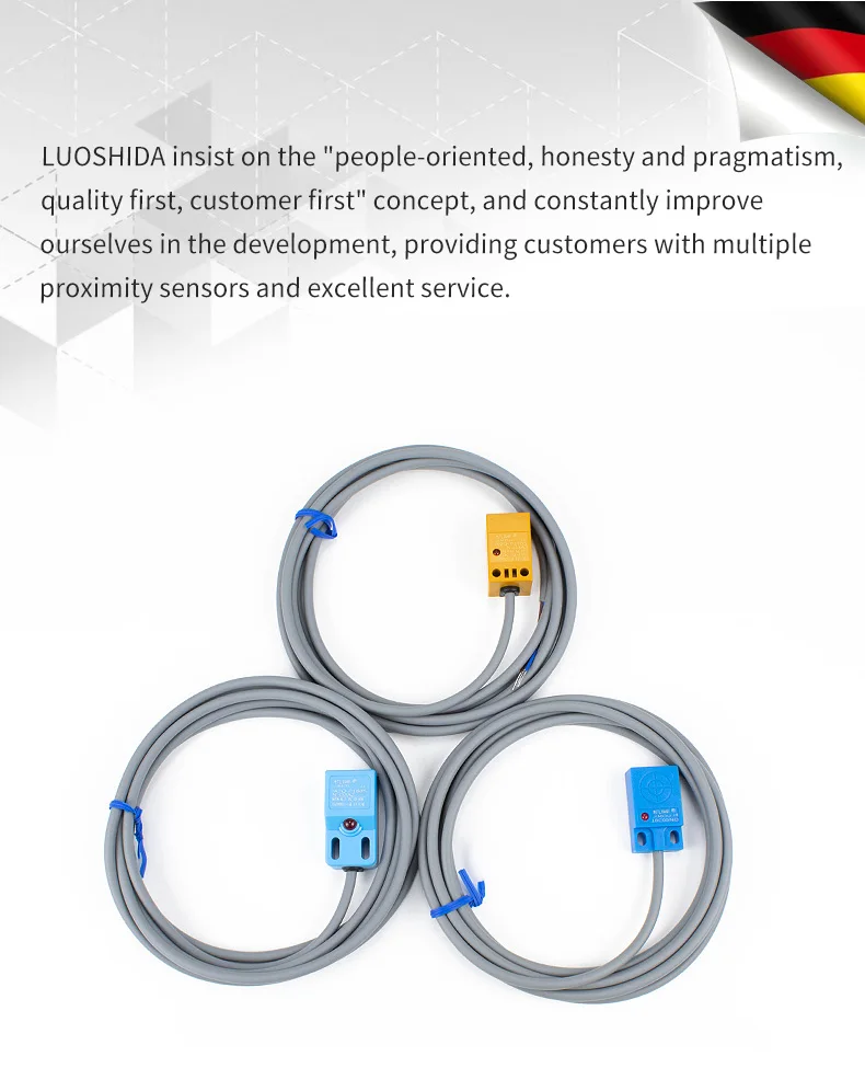 Luoshida High Precision Q17 Q18 Q18c Rectangle Inductive Proximity ...