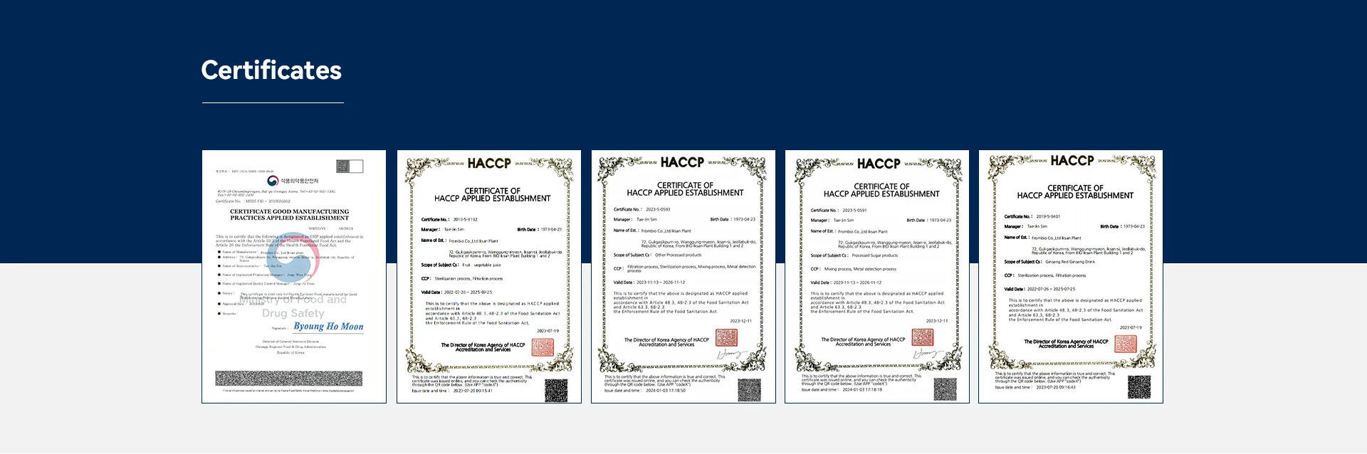 Company Overview - Frombio Co.,Ltd