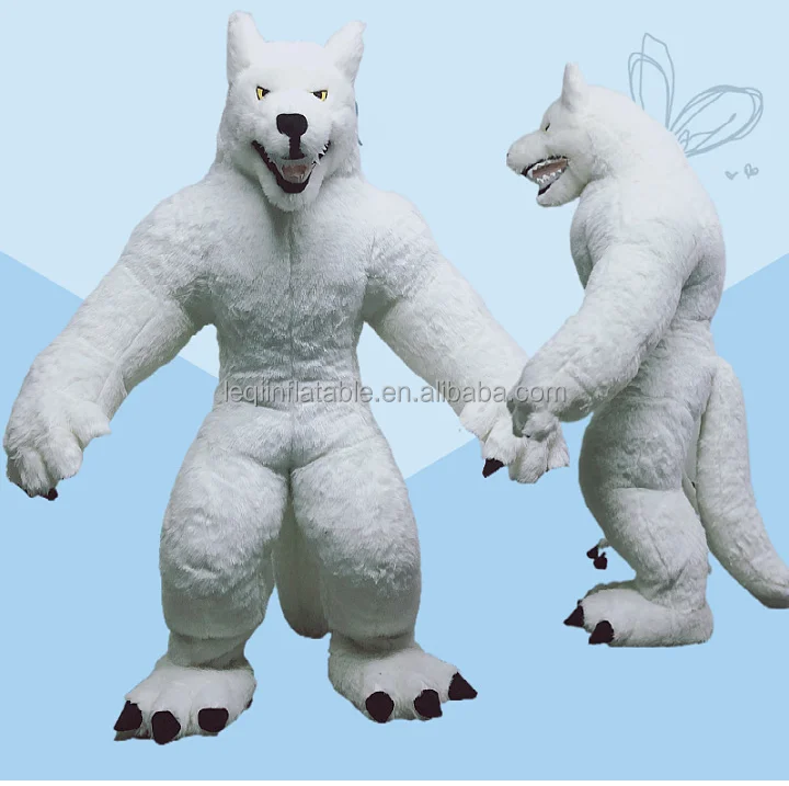Arctic Wolf Inflatable Animals Costume For Sale Manufacturer Supply ...